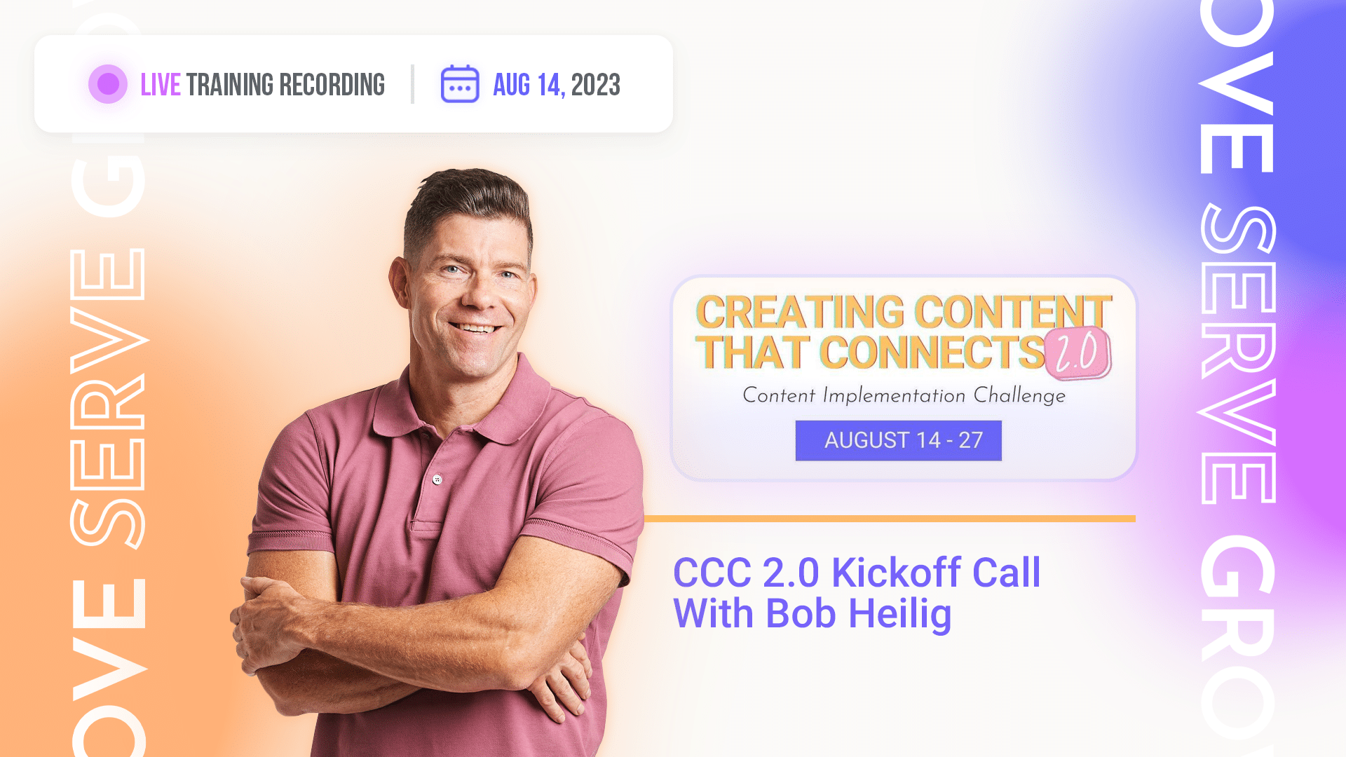 CCC 2.0 - Kickoff Call With Bob Heilig - Your Virtual Upline