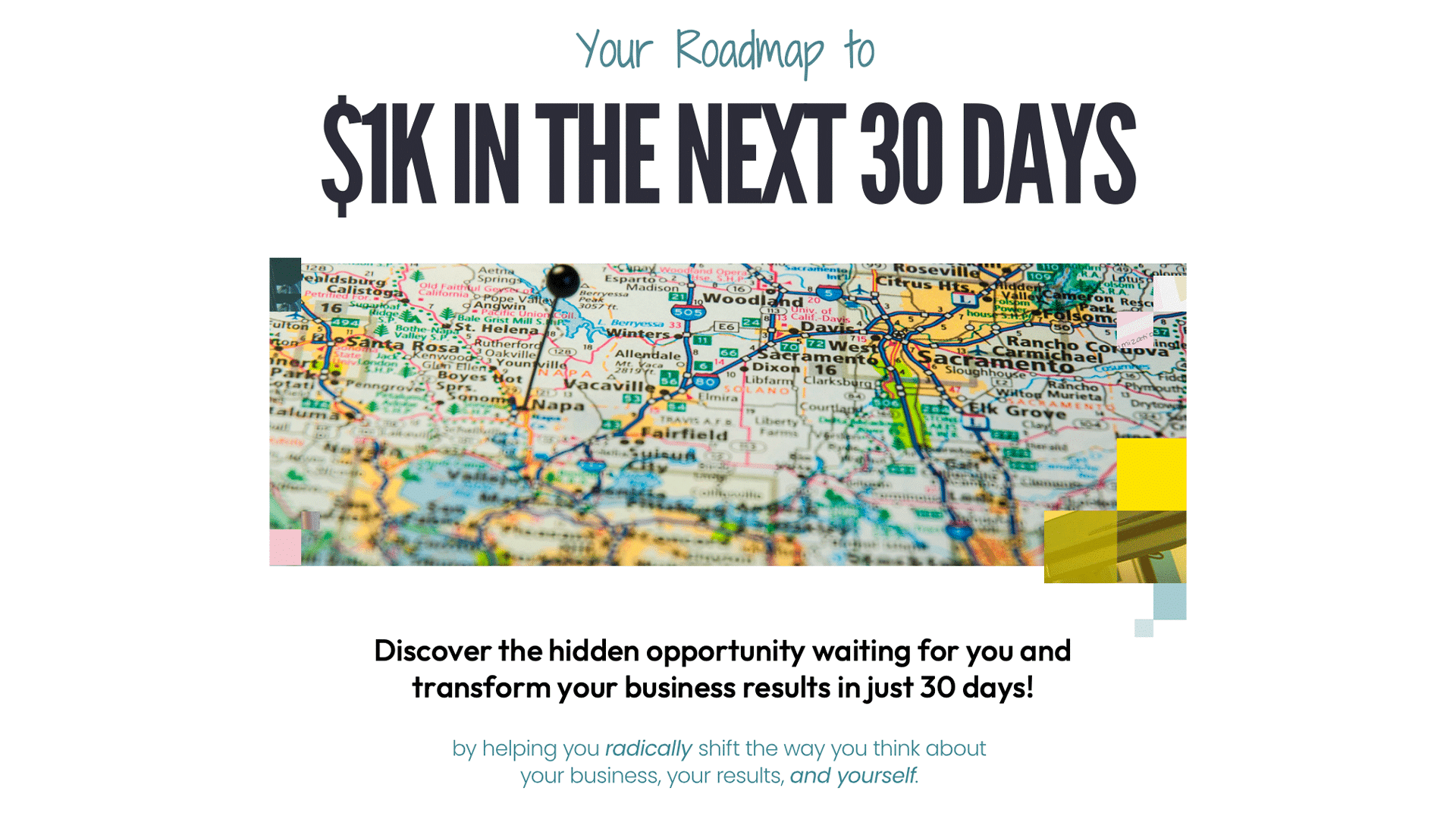 Your Roadmap to $1K in the Next 30 Days